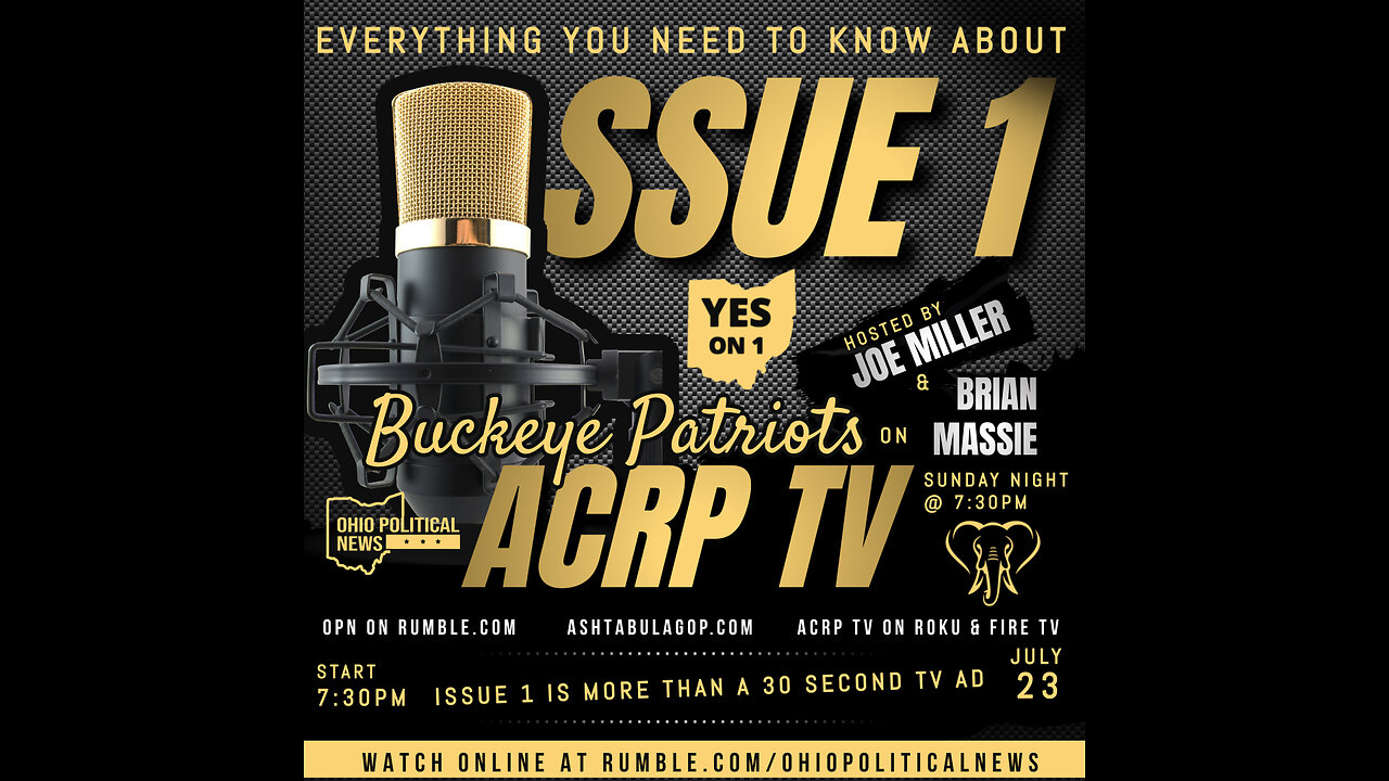 EVERYTHING YOU NEED TO KNOW ABOUT ISSUE 1 | Ohio Political News